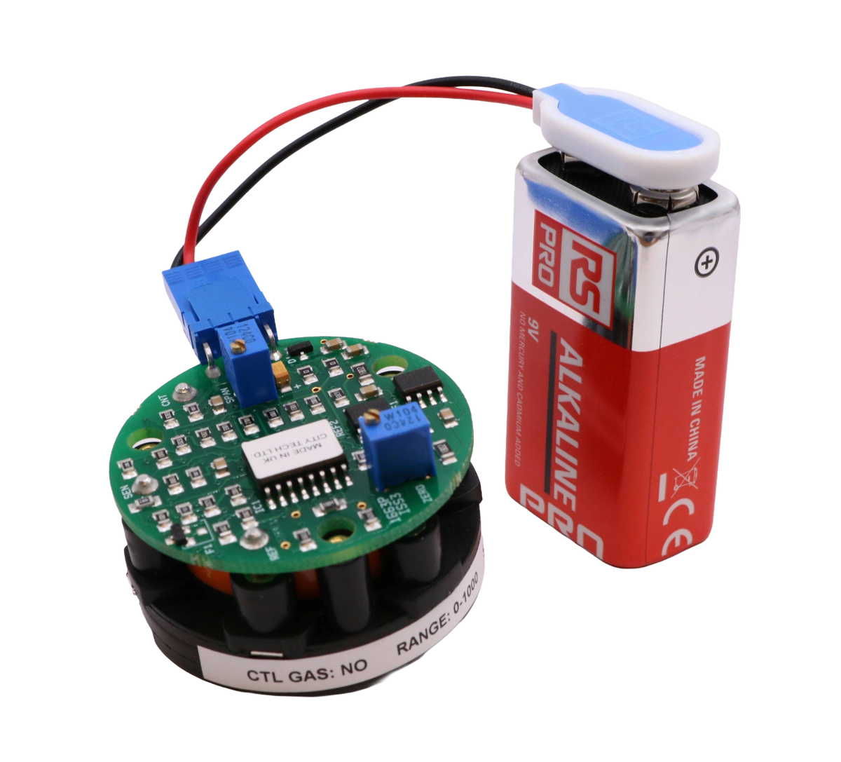 City Technology Nitric Oxide (NO) Gas Sensor 3MNT CiTiceL with mV outp ...